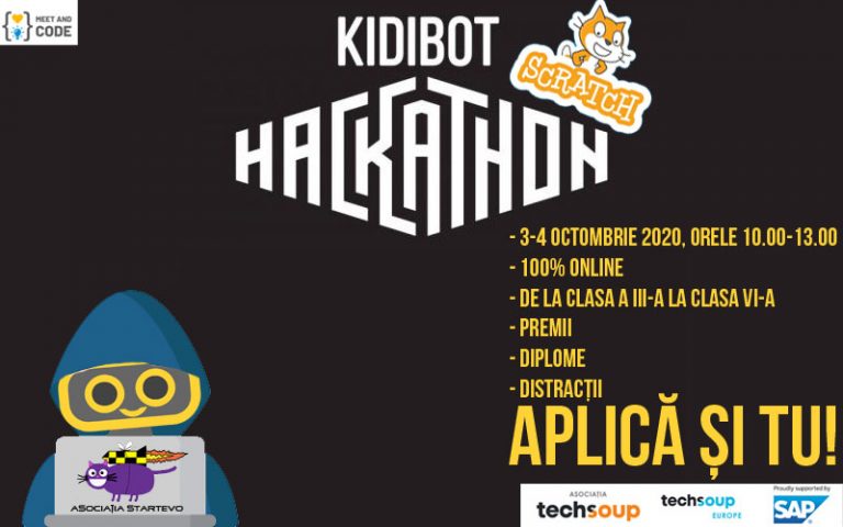Te invităm la Kidibot Hackathon! - Comunitatea Kidiboților