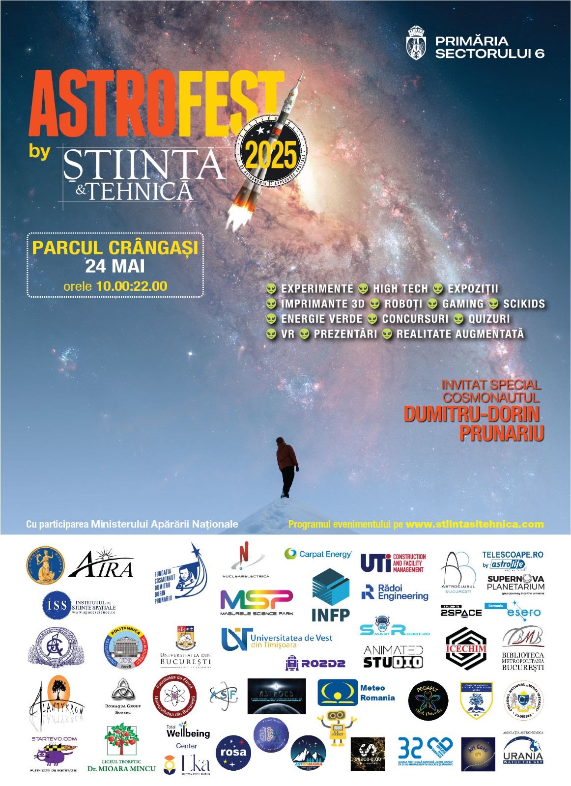 Sambata aceasta, 24 mai, veniti la Astrofest 2025 in Parcul Crangasi ...
