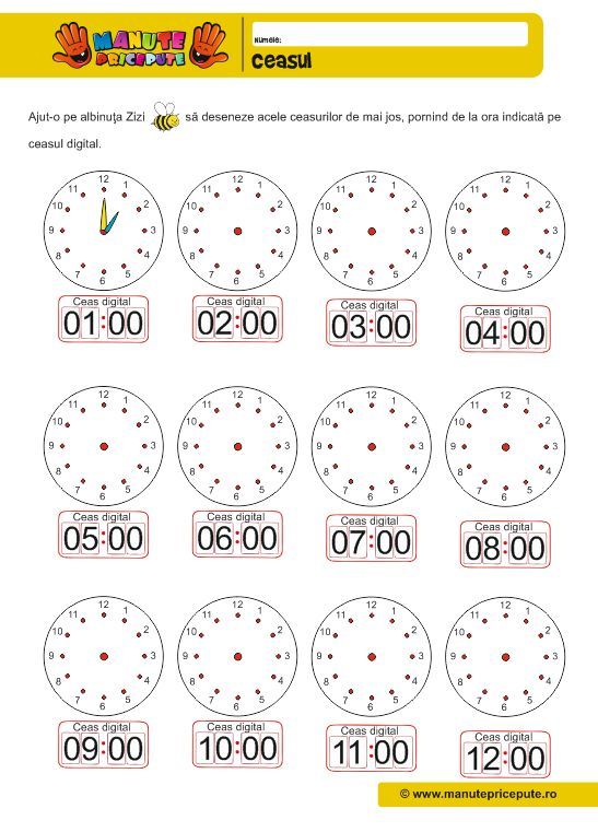 What time is it? - KIDIBOT - Bătăliile Cunoașterii