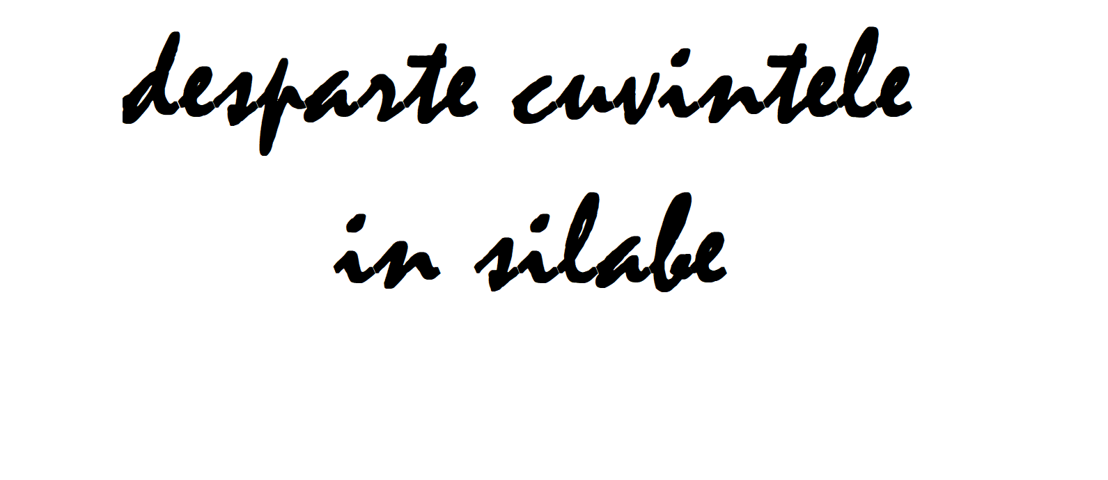 Despartiri in silabe clasa a III-a - KIDIBOT - Bătăliile Cunoașterii