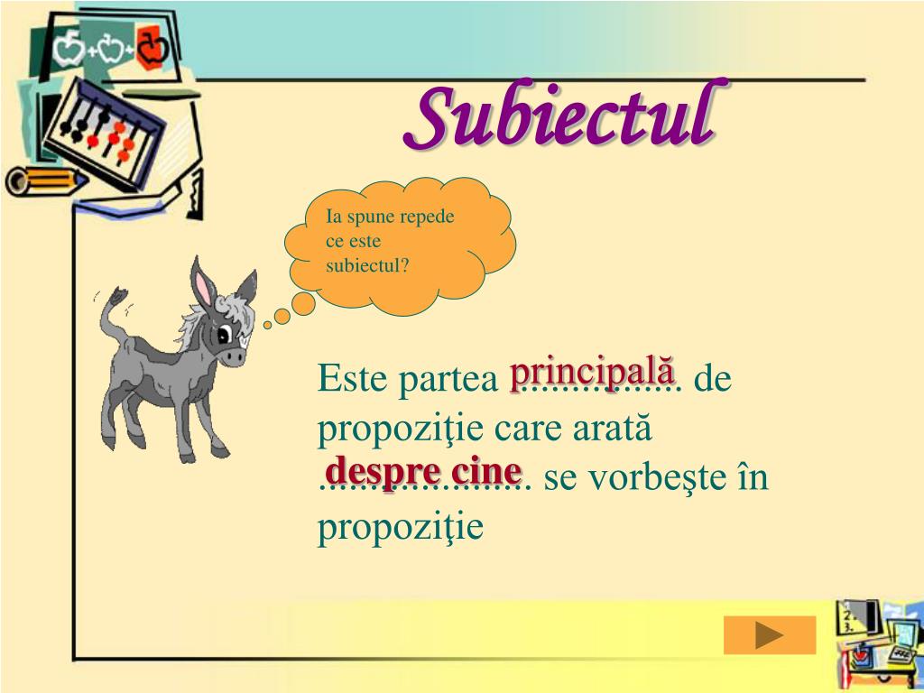 Subiectul. Acordul predicatului cu subiectul - KIDIBOT - Bătăliile ...