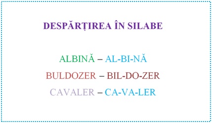 Despărțirea în silabe - KIDIBOT - Bătăliile Cunoașterii