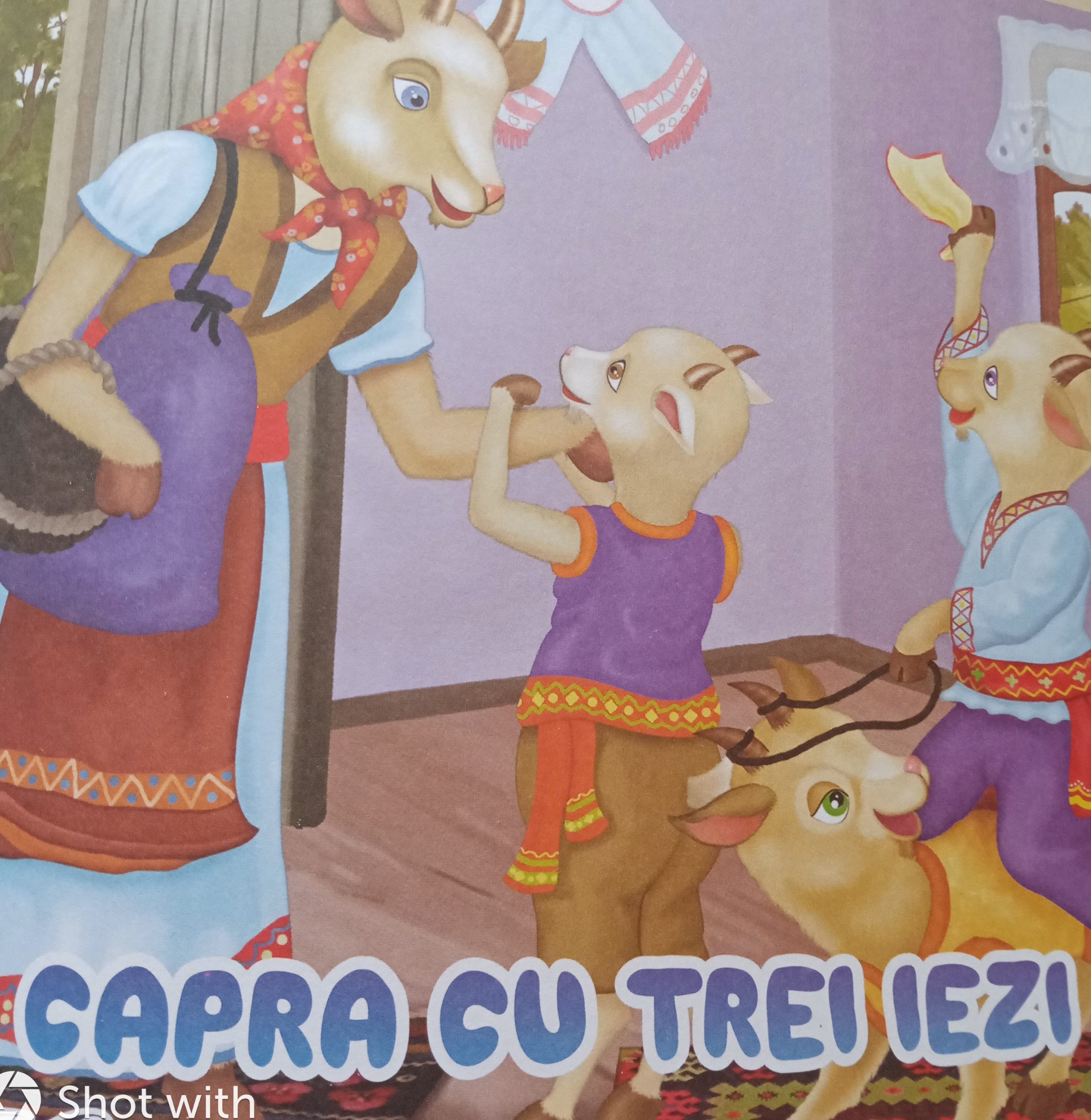 Capra cu trei iezi - test2- Ion Creangă - KIDIBOT - Bătăliile Cunoașterii