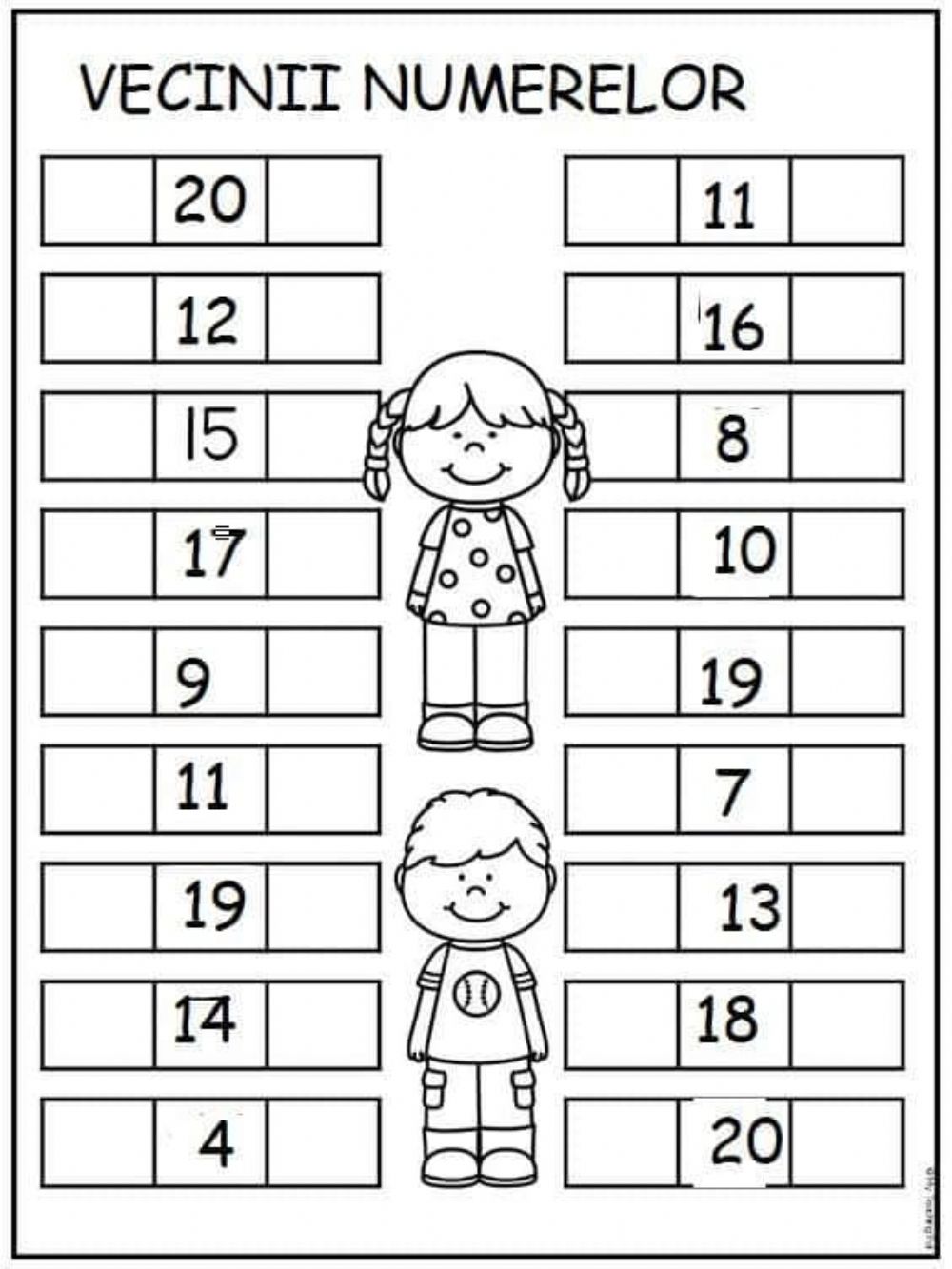 Vecinii numerelor de la 0 la 30 - KIDIBOT - Bătăliile Cunoașterii