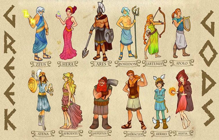 Cei 12 zei olimpieni - KIDIBOT - Bătăliile Cunoașterii